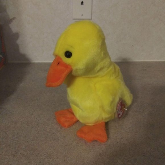 Ty | Other | Ty Original Beanie Buddy Quackers Yellow Duck Plus | Poshmark